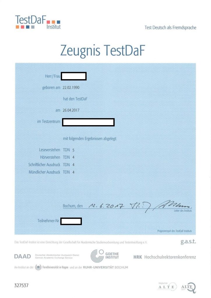 Preparing for the TestDAF - INSTITUTE OF GERMAN STUDIES